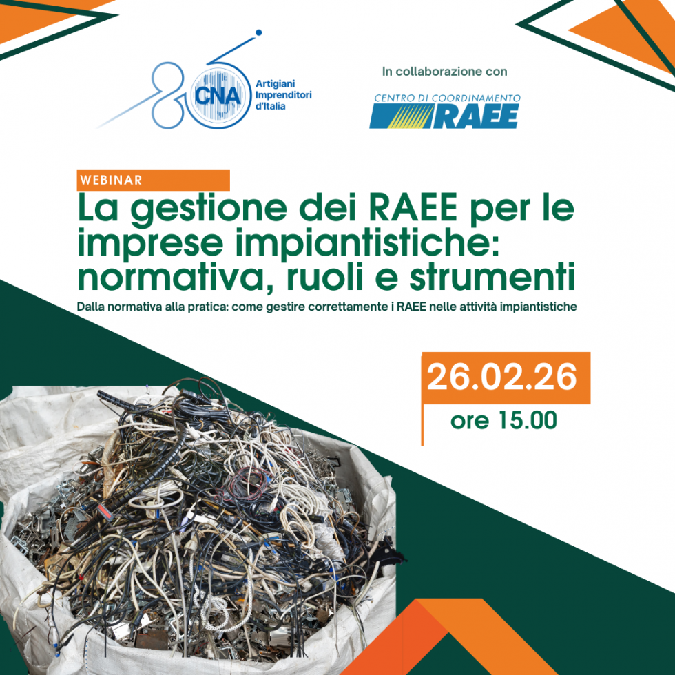 Gestione dei RAEE 2026 - Marketing CNA